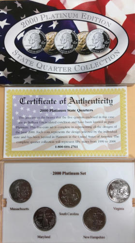 2000 Platinum Edition State Quarter Collection