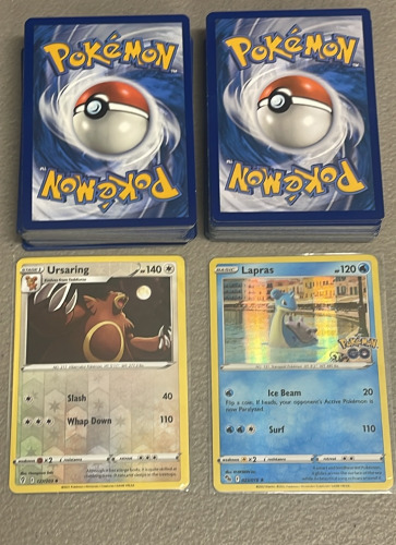 (125 ) Unsearched Pokemon Collectible Cards With Rare And Holos