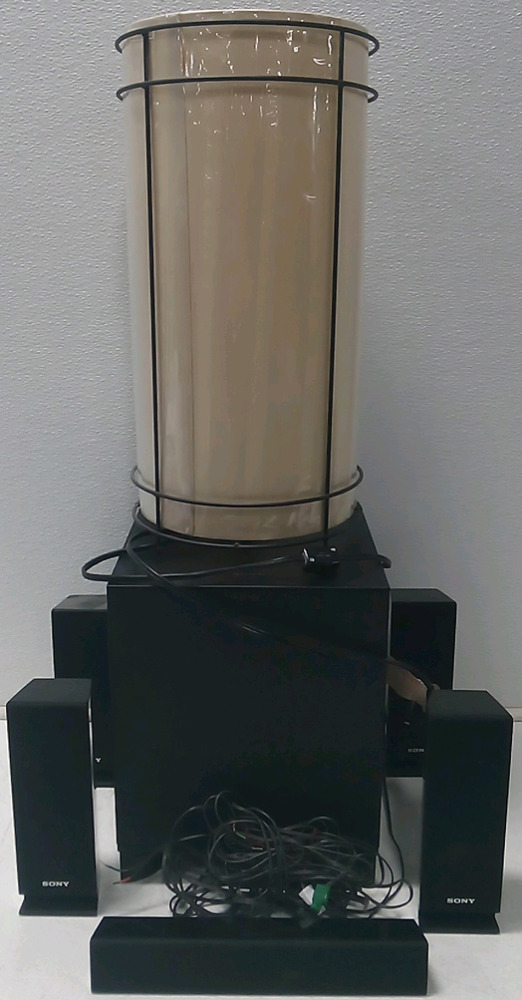 (1) Table Lamp (1) Full Sony Surround Sound System