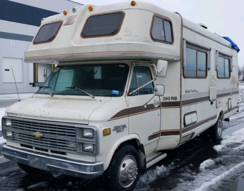 1984 CHEVROLET CUTAWAY MOTORHOME - LOW MILES!