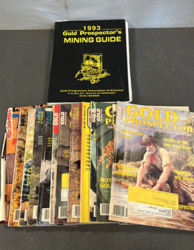 GOLD PROSPECTOR MAGAZINES AND 1993 MINING GUIDE