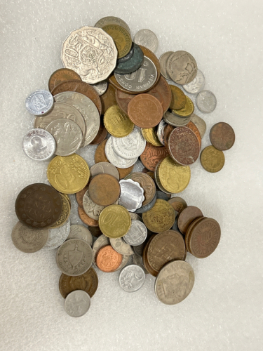 (100) Foreign Coins From 1800-1900s