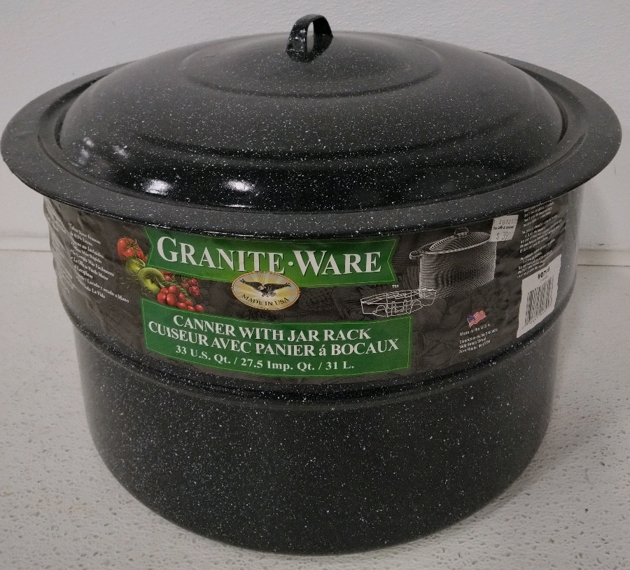Granite Ware 33 Quart Canner With Jar Rack #0709