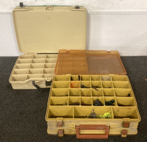 Double Action Green Tackle Box Including Washers & Screws, Magnum By ...