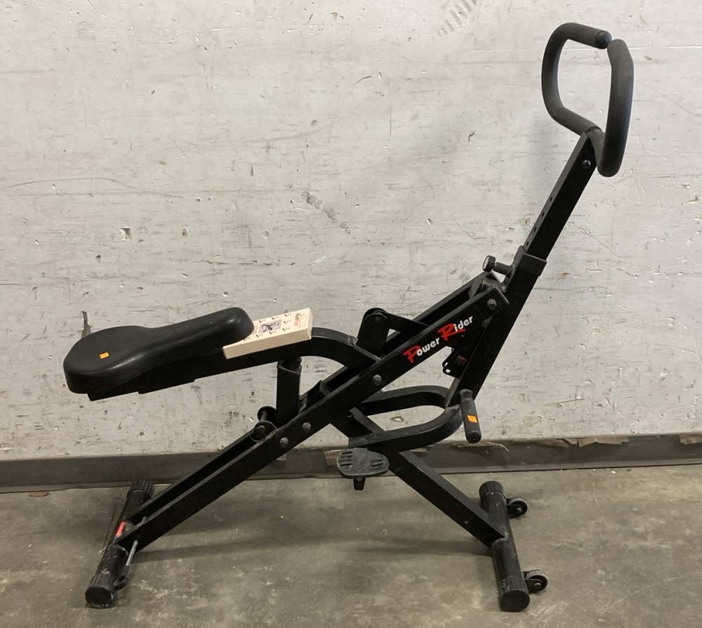 Power Rider Exercise Machine With Instructional VHS Tape