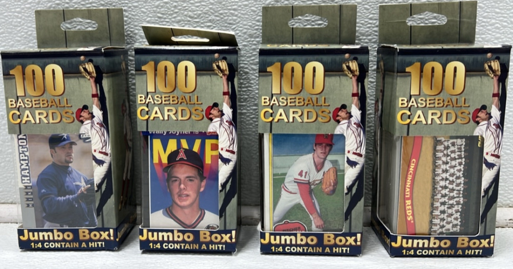 (4) Boxes of Baseball Cards in Original Packaging