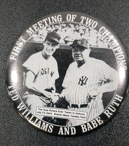 (3) MLB Collectible Pins Including Joe Dimaggio & Babe Ruth