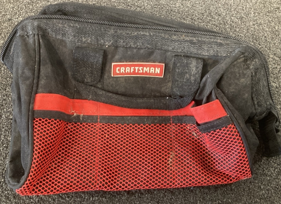 (1) Large Craftsman Tool Bag,(1) Small Craftsman Tool Bag, (1 ...