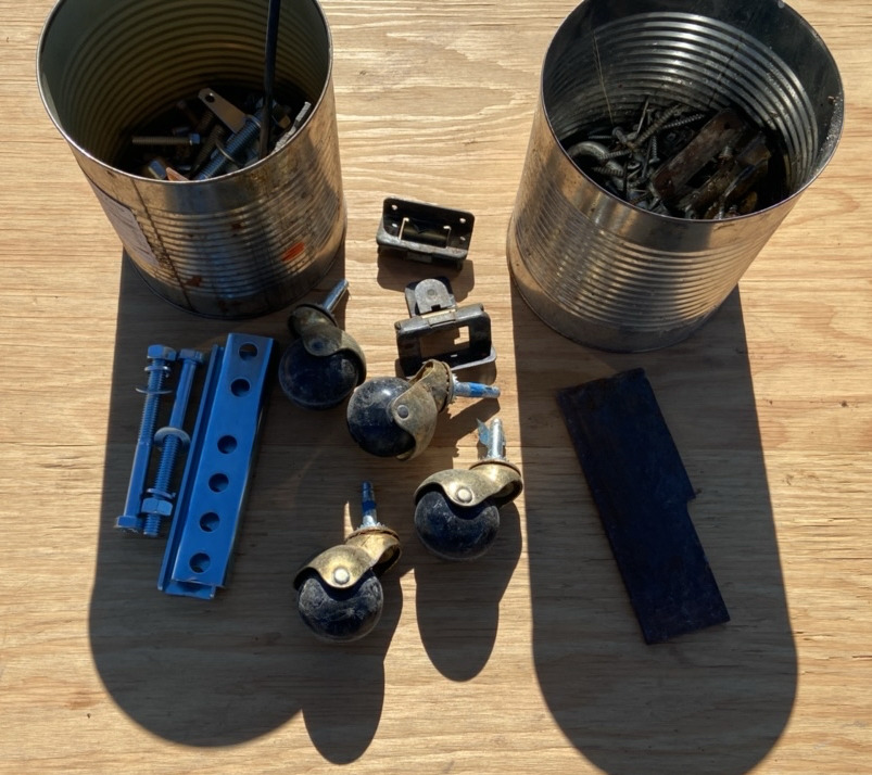 Container Of Screws, Assorted Hardware