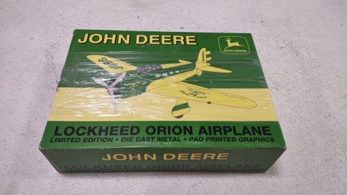 John Deere Lockheed Orion Airplane-Limited Edition-Coin Bank