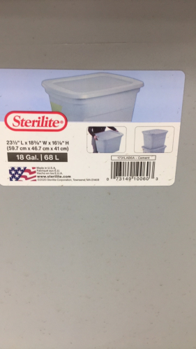Gery sterilite gery box w/ miscellaneous