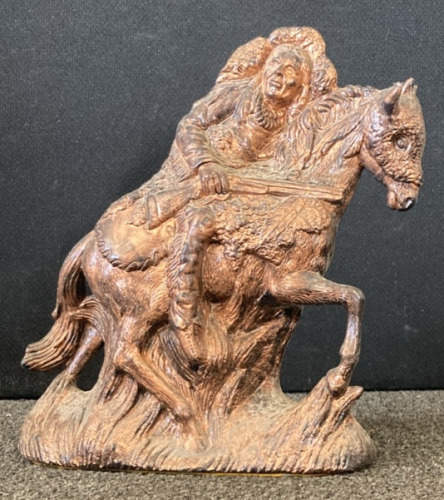 Indian Riding A Horse Statue