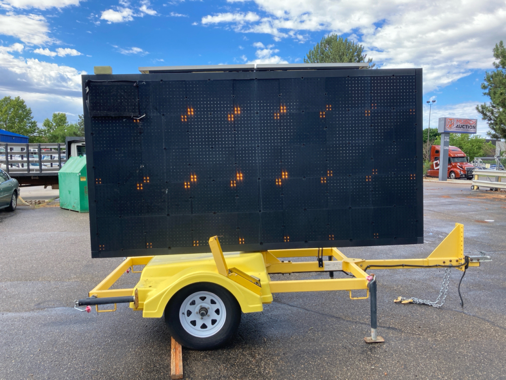 ADDCO Large Trailer Traffic Control Sign