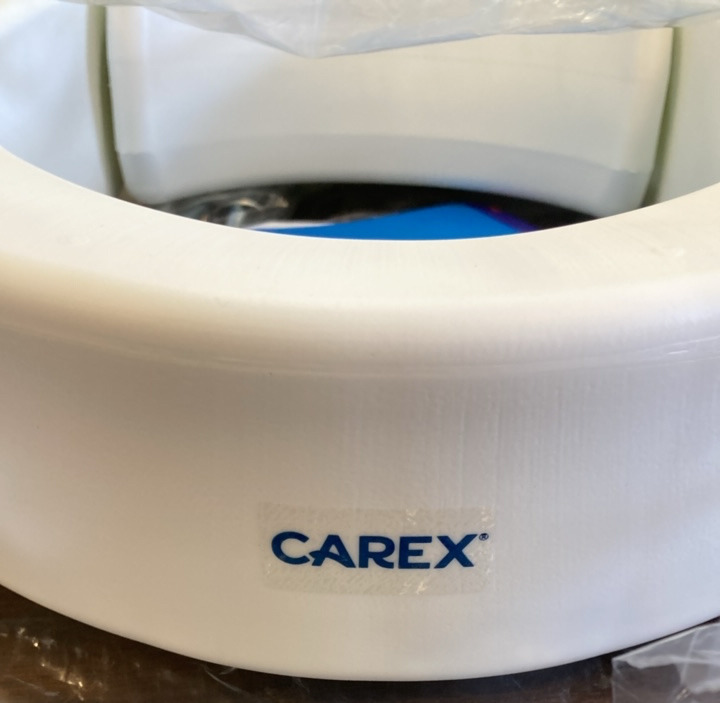 Heavy Duty Transfer Bench With Cut-Out Set & Corex Hinged Toilet Seat Riser