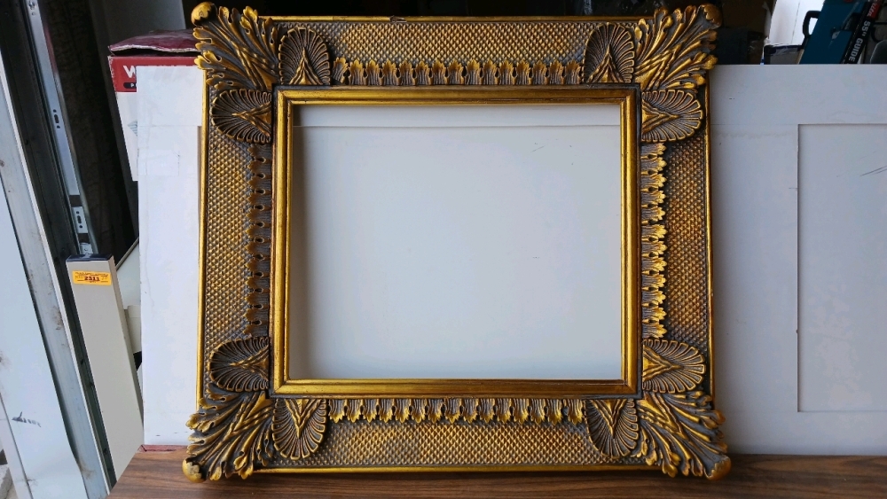 Mondo Ornate Gold Frame 36x32, 24x20 picture size