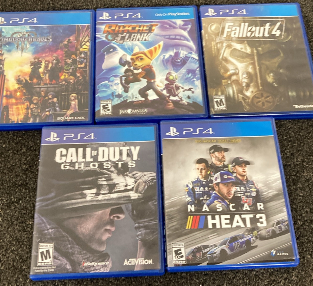 (5) PlayStation 4 Games, Please Inspect.