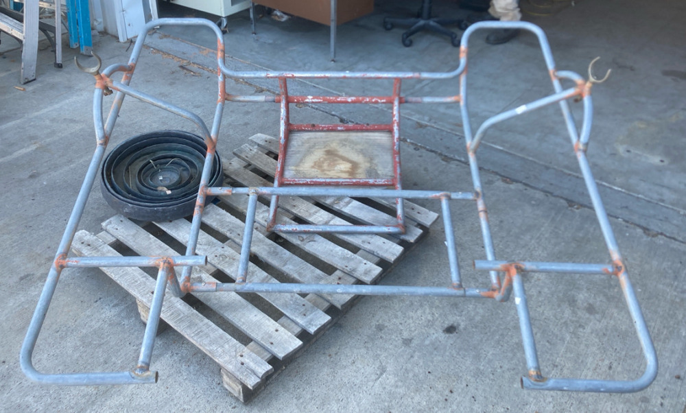 (1) Shower Chair (1) Walker (1) Large Raft Frame