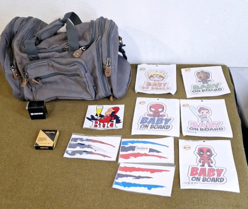 (1) Gonex, Duffel Bag, (1) Set Of (6) Gullwolf Screw Extractor Bits ...