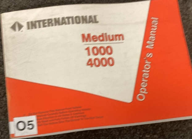 VARIETY OF OPERATING MANUALS.