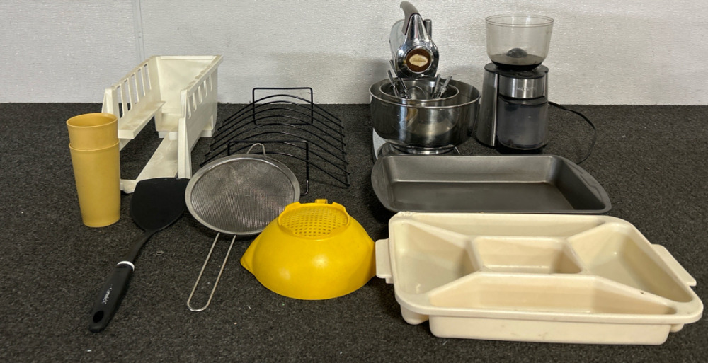 Assorted Appliances & Dishes
