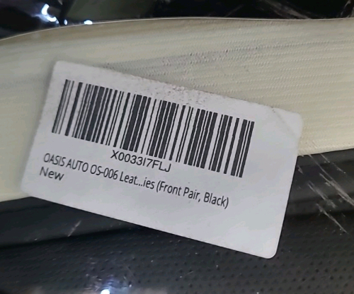 (1) OASIS AUTO - Faux Leather Car Seat Covers, Universal Fit For ...