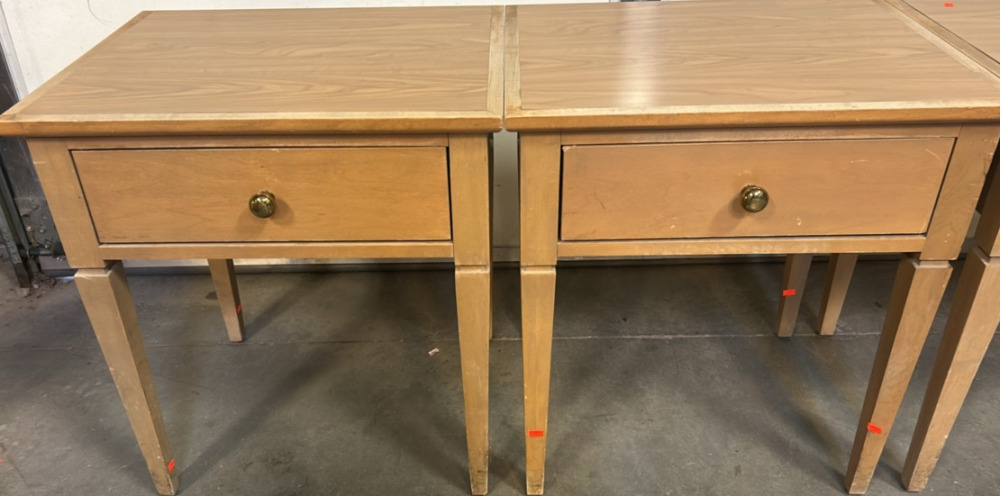 (4) Tan Desk With Drawers