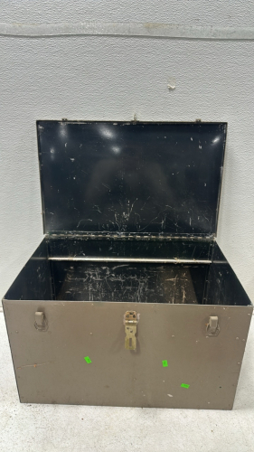 Large Locking Metal Storage Box (22” x 14” x 13”), Hot Rocks Ceramic ...
