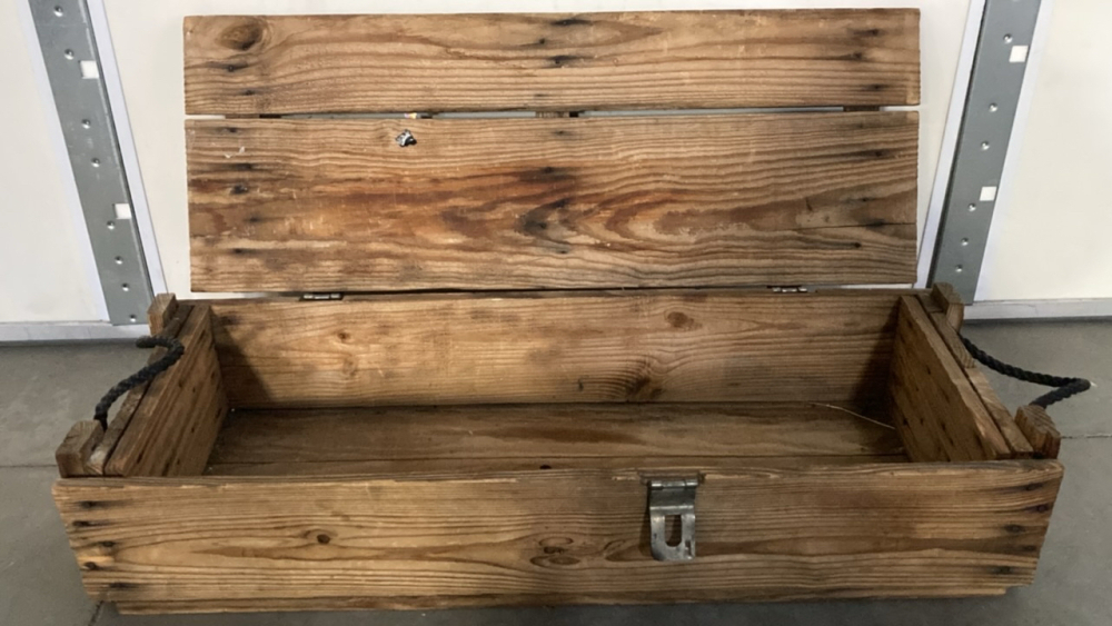 Wooden Crate, Camping Chair