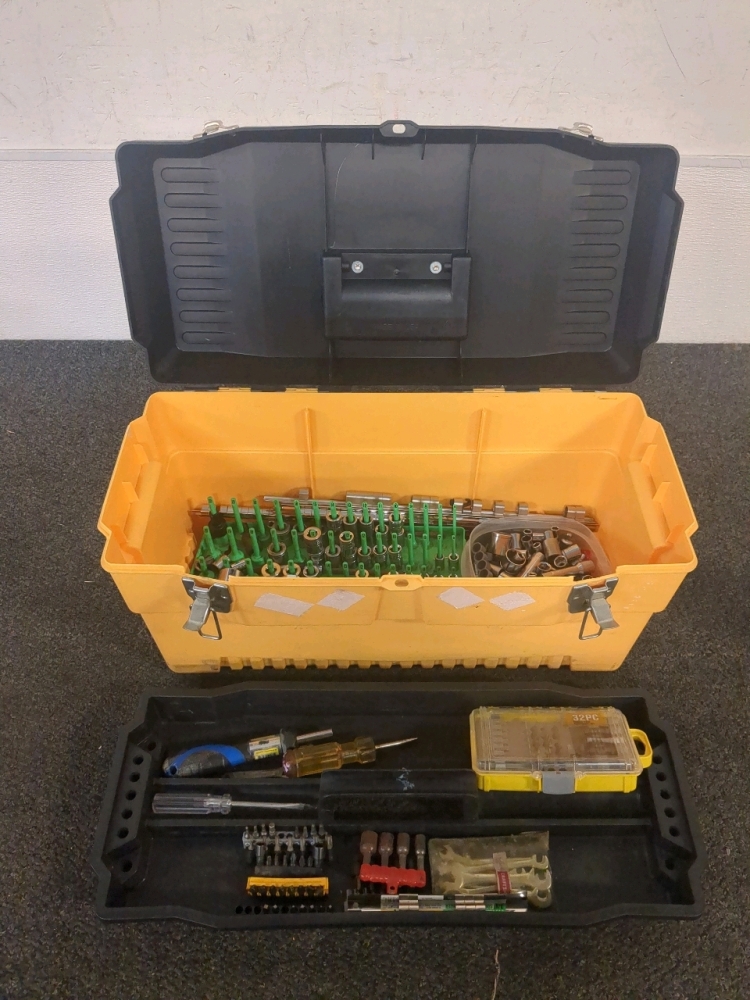 Large Yellow Toolbox and More