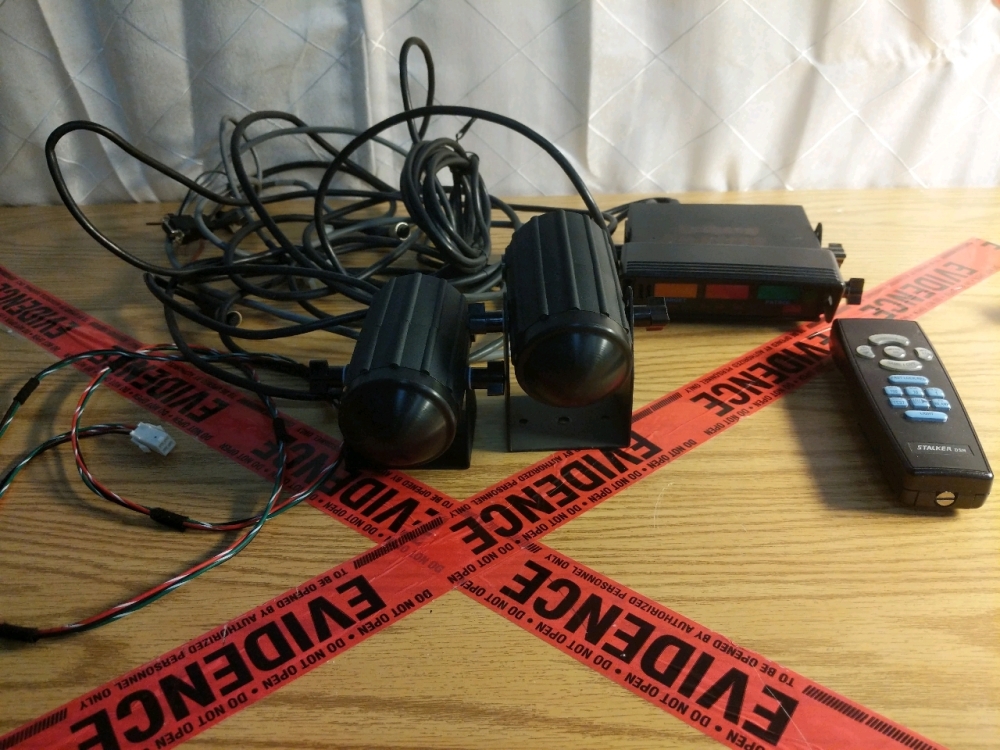 Police Radar Stalker DSR and Remote