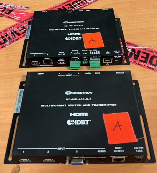 Crestron HD-MD-400-C-E Multiformat Switch and Transmitter/Receiver