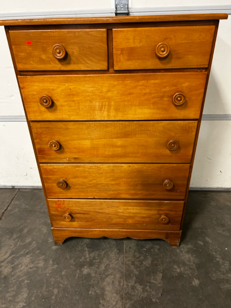 6-Drawer Brown Dresser