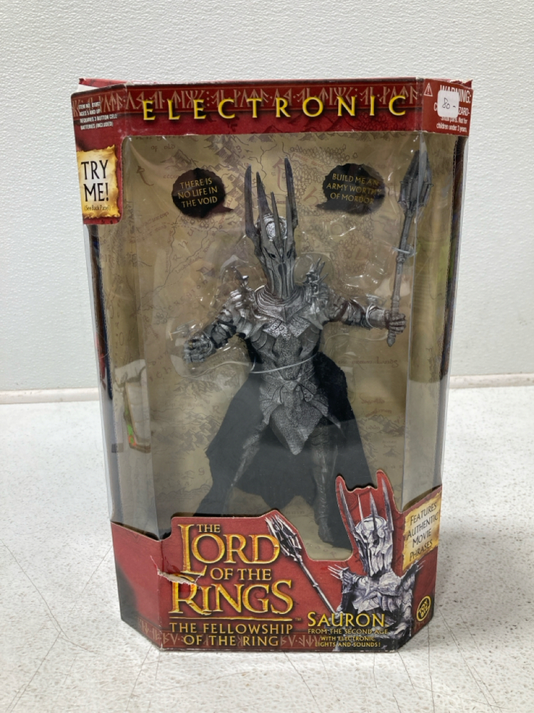 Toy Biz The Lord of the Rings Fellowship Of The Ring Electronic Sauron ...