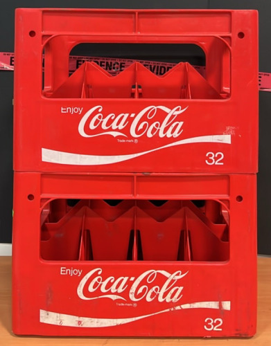 (2) Vintage Coca-Cola Plastic Read Crates