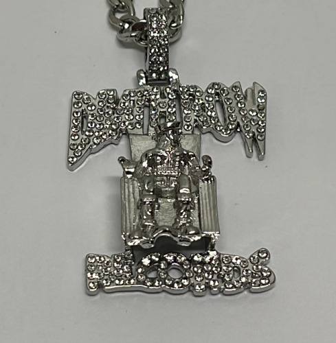 “Death Row Records” Pendant W/ Chain Necklace