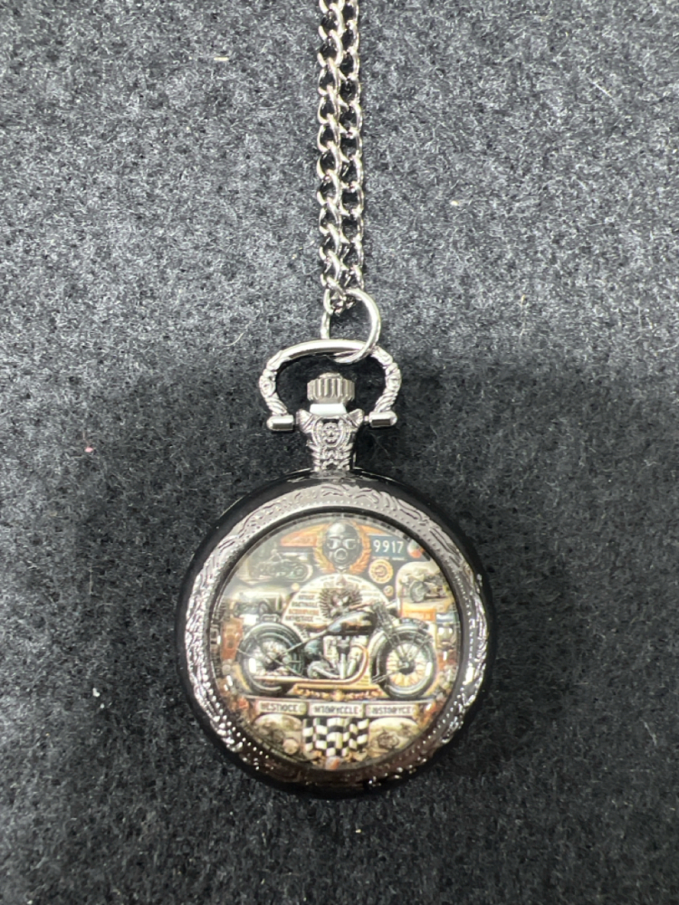 (1) Motorcycle Pocket Watch
