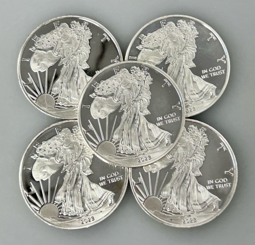 (5) Liberty Coins (Replicas 2023)