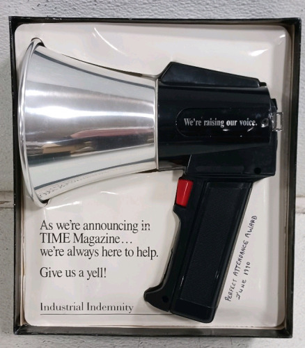 (1) TIME Magazine Promotional Mini Megaphone