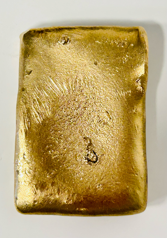 Recovery Bar From Melted Computer Pins (Not Pure Gold)