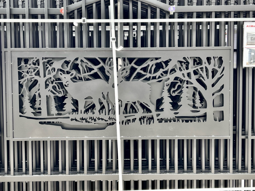 20 Ft Bi-Parting Wrought Iron Driveway Gate