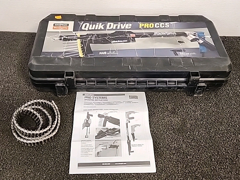 Simpson Strong-Tie Quick Drive Prccs Drywall Screw Gun With Makita Drill..