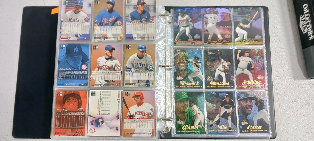 (2) Collector's Album Binders - Over 400 Sports Cards