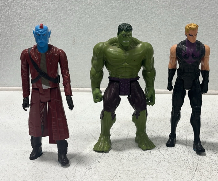 (3) Action Figures (1) BikeTrial Team Max Off-Road RC car With Remote