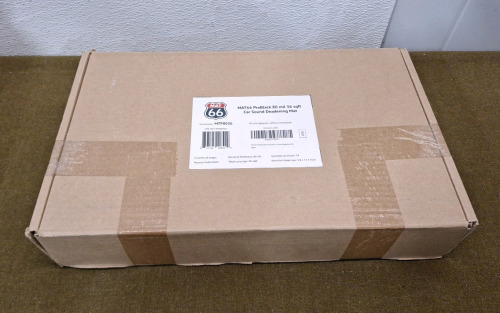(1) Box Of MAT66 ProBlack 80mil 36sqft Car Sound Deadening Mat, Butyl ...