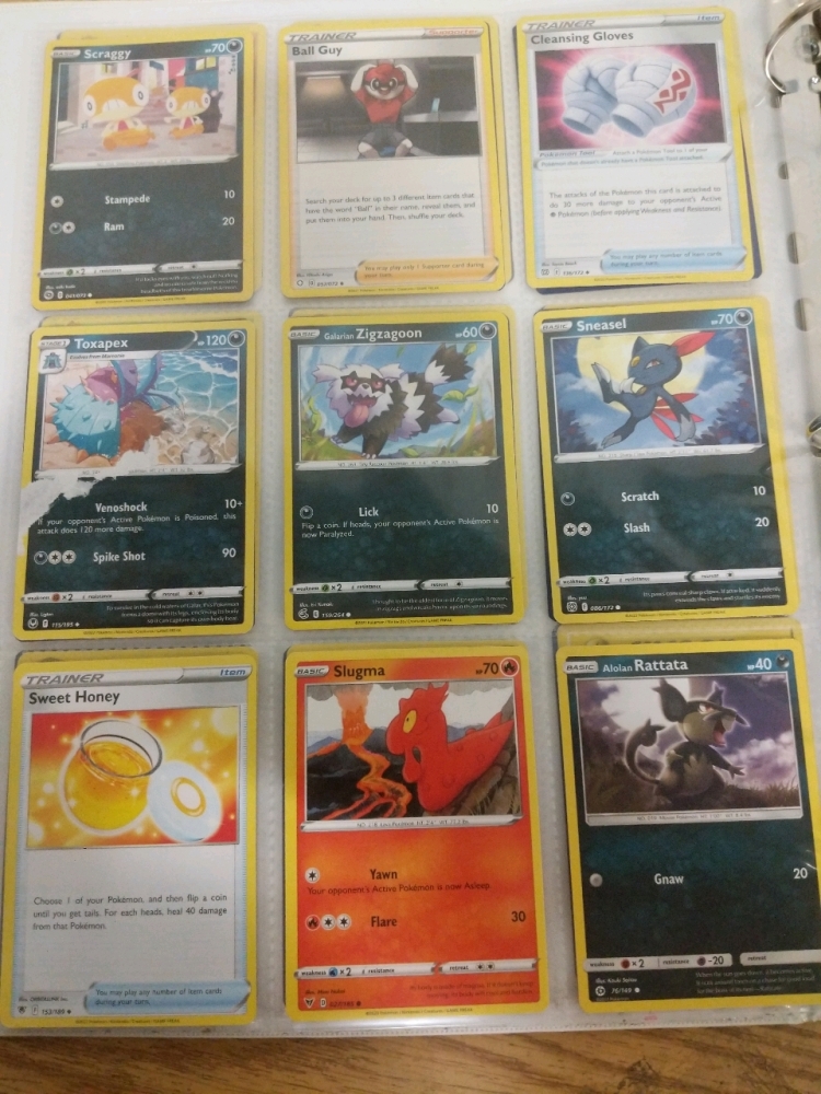 Huge Binder 160 Pokemon Cards with Tons of Holographics and Rare Cards
