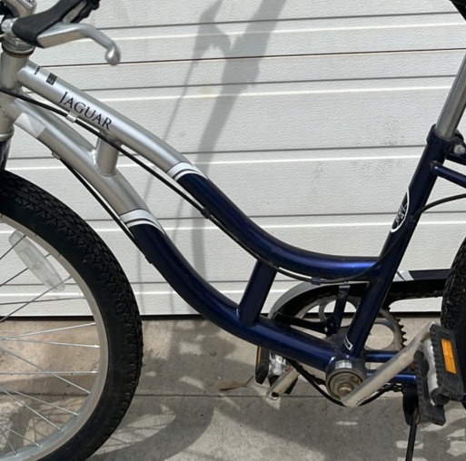 26x2.125 Blue & Grey Cruiser Bike