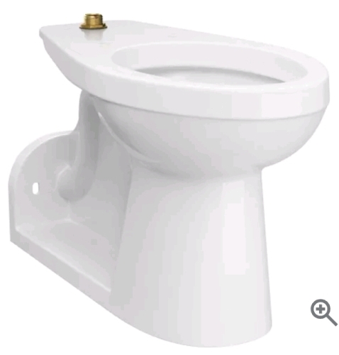 (1) Proflo PF1726WH Floor-Mount Back Outlet Flush Valve Toilet Bowl ...