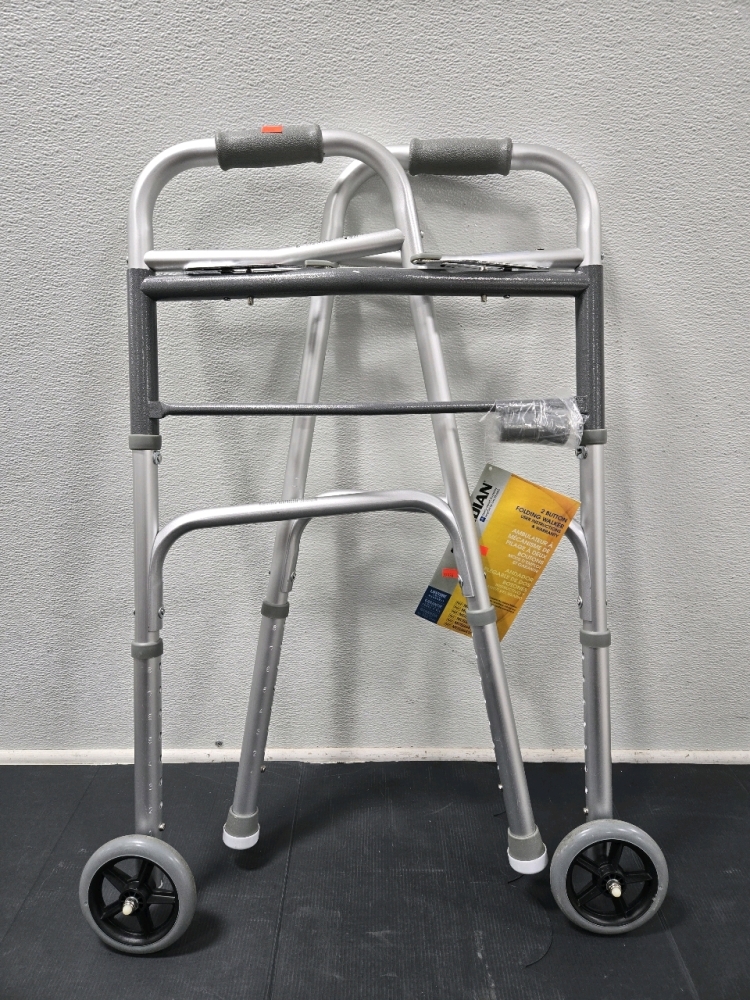 *NEW* Guardian 2-Button Folding Walker (Adjustable Height)