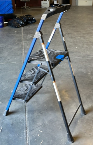 Kobalt 3 Step Steel Foldable Step Stool