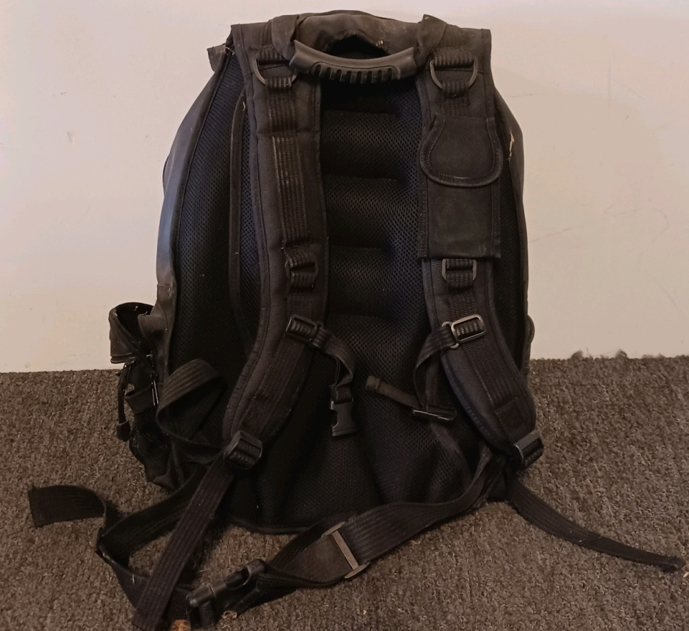 (1) Black Tactical Backpack - National Guard HOOAH Edition